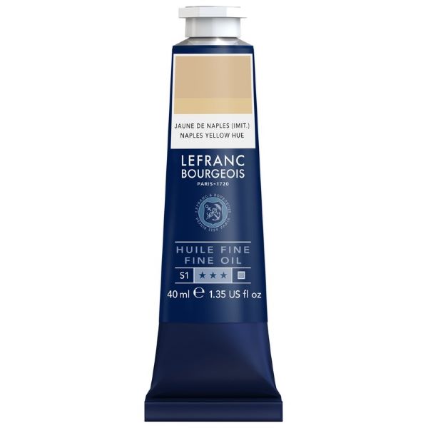 L&B Fine Oil LB FINE OIL COLOUR 40ML NAPLES YELLOW HUE