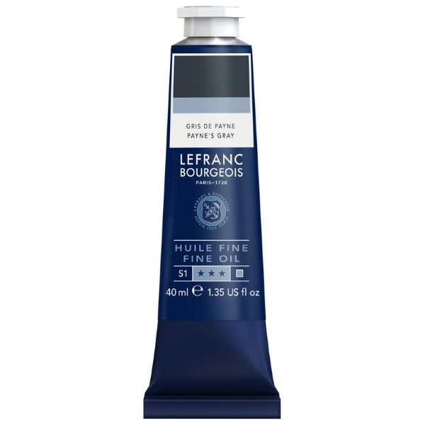 L&B Fine Oil LB FINE OIL COLOUR 40ML PAYNES GRAY