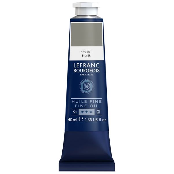 L&B Fine Oil LB FINE OIL COLOUR 40ML SILVER