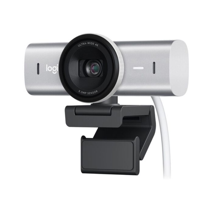 Logitech MX Brio 4K Ultra HD Webcam - Pale Grey