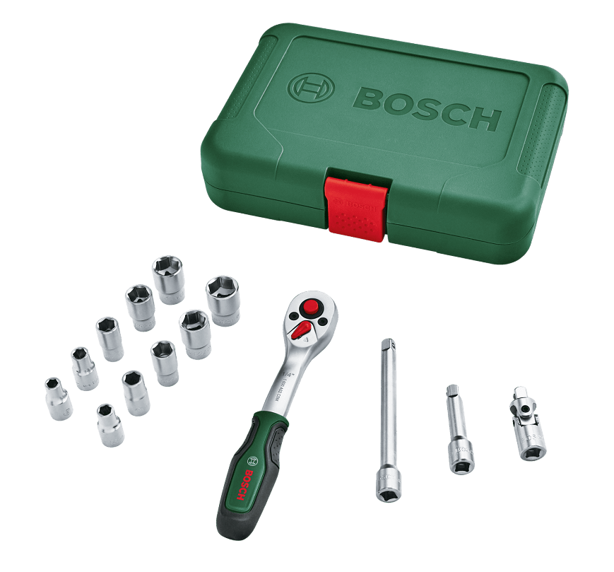Bosch 14-delni set račne od 1/4"