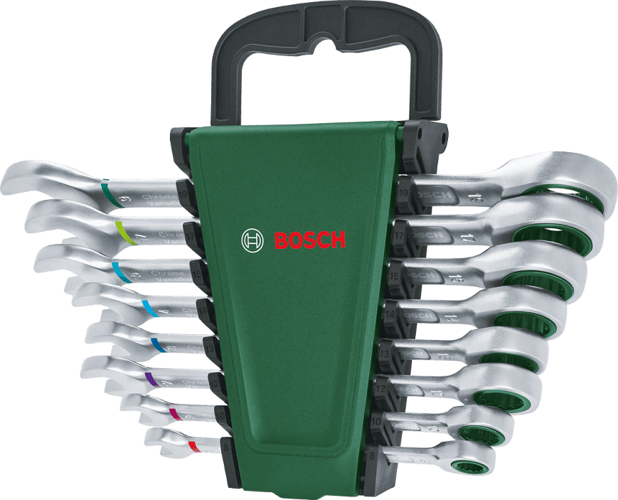 Bosch Set kombinovanih ključeva sa račnom 8/1