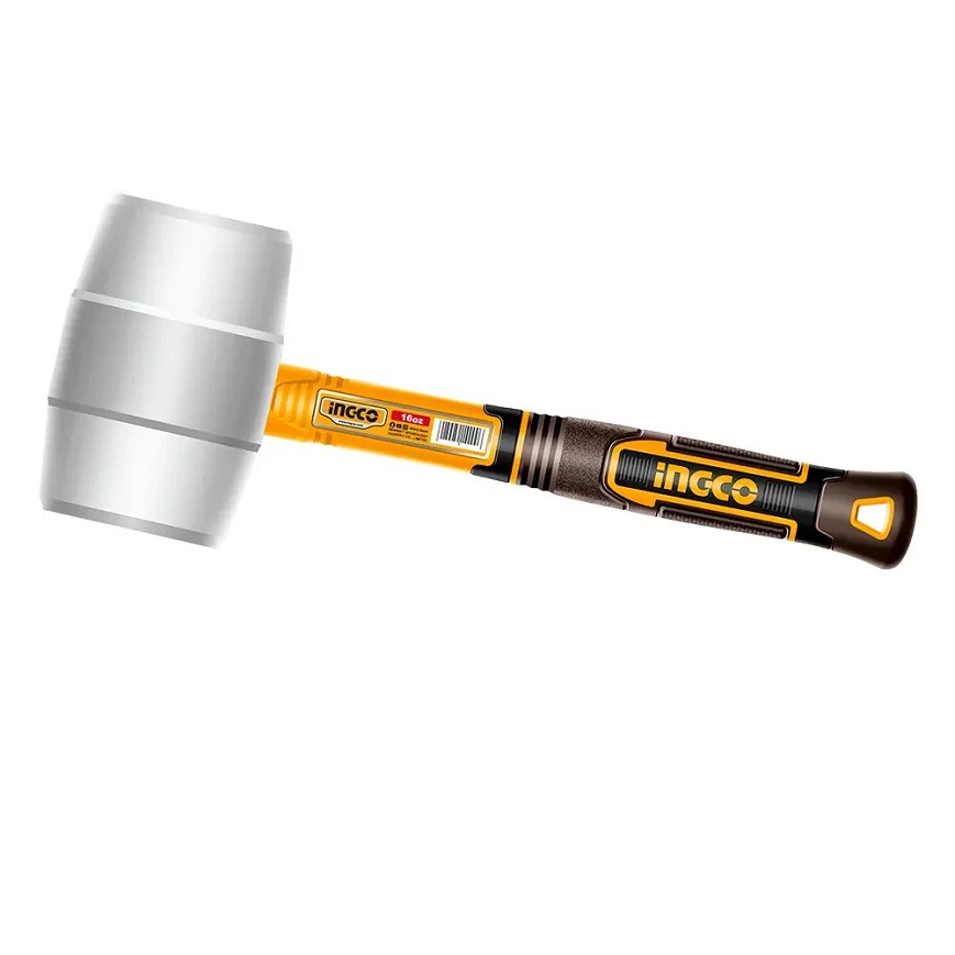 Ingco Čekić gumeni 450g beli