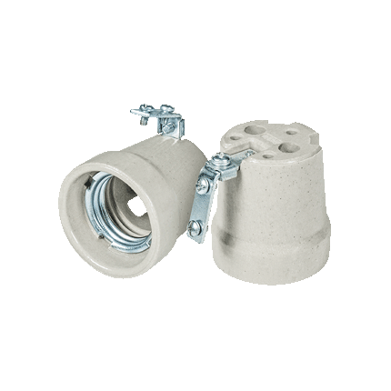 ALING 1300 GRLO E27 SA NOSAČEM PORCELAN