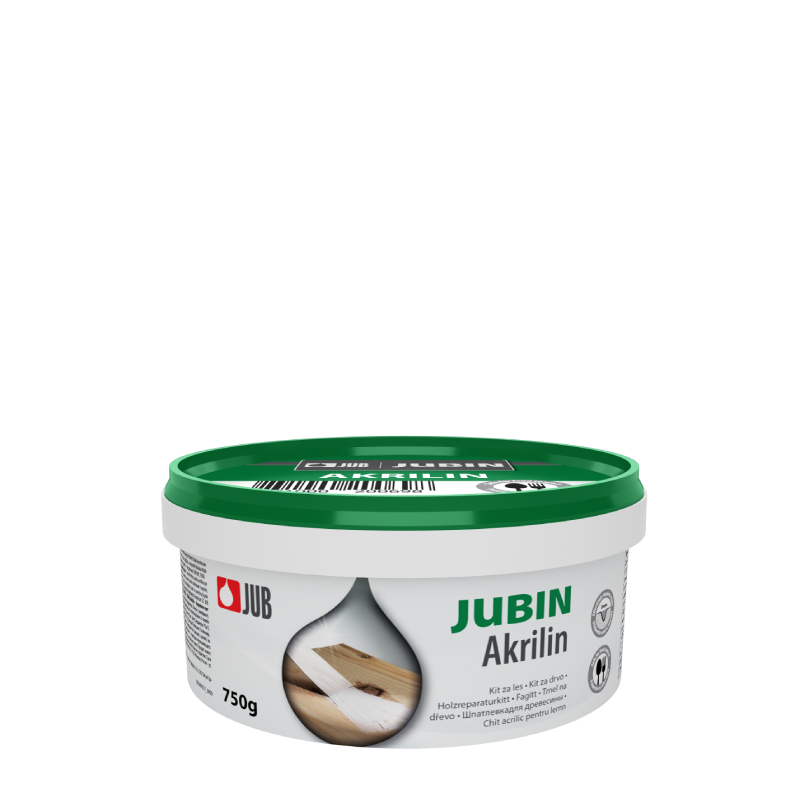 JUB ACRYL KIT ZA DRVO BELI 750GR