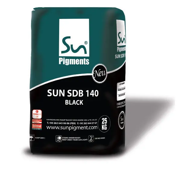 SUN PIGMENTS Oksidna boja za beton/gips - CRNA 25KG