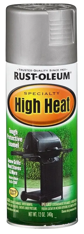 RUST-OLEUM Boja za peći i roštilje, 400ml, Srebrna