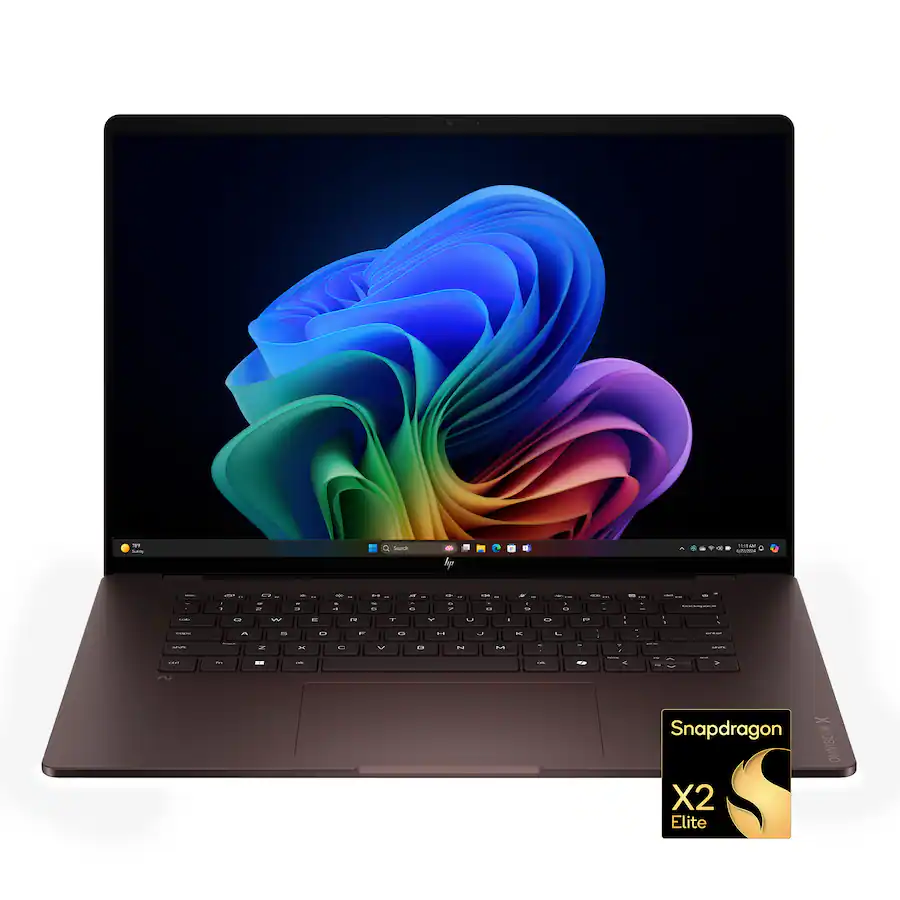 HP - OMNIBOOK X 16" 2K OLED TOUCHSCREEN LAPTOP - SNAPDRAGON X2 ELITE - 24GB MEMORY - 512GB SSD - COPILOT+ PC - DEEP ESPRESSO