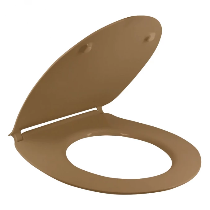 WC daska HATRIA PLANETA slim softclose tobacco matt