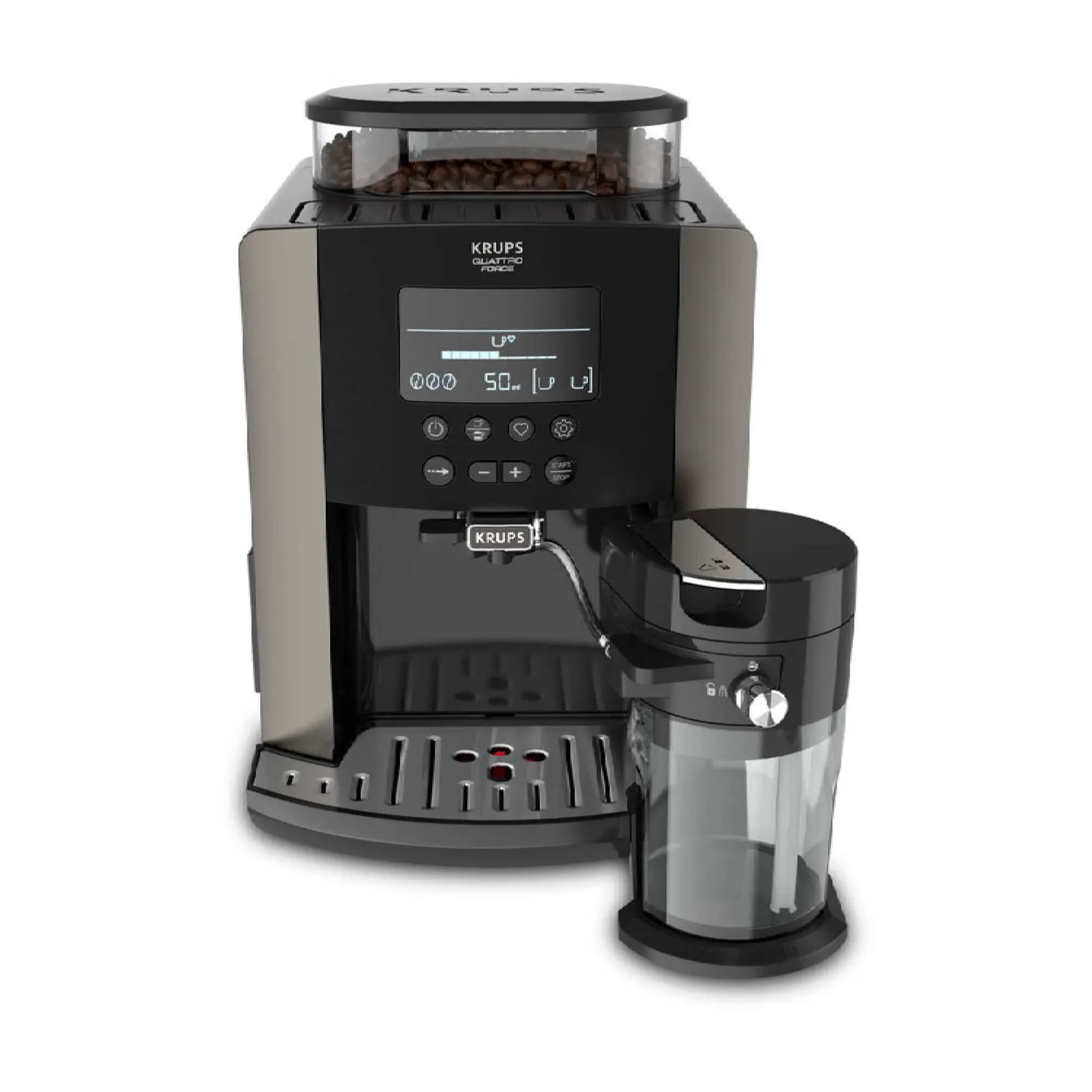 Krups Aparat za espresso kafu EA819E10, 1450 W, Crni
