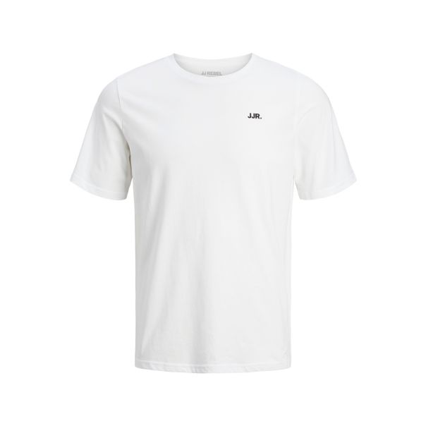 JJ REBEL muška majica logo tee bela