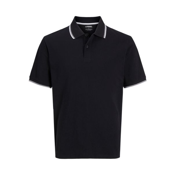 JJ REBEL muška polo majica zell crna