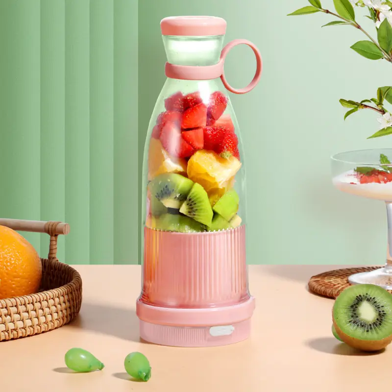 Homemates Prenosivi blender, 380 ml, Roze