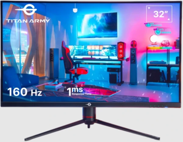 Titan Army Monitor 32 P32A2V 3840x2160/4K UHD/1ms/160Hz/2xHDMI/DP/3xUSB/USB-C/HDR600/Zvucnici