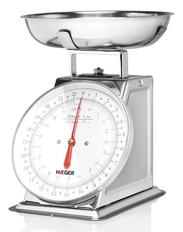 Haeger Kuhinjska vaga ks-10s.014a, 10kg, Siva