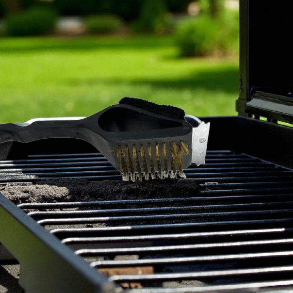 BBQ četka za čišćenje roštilja 3u1 L