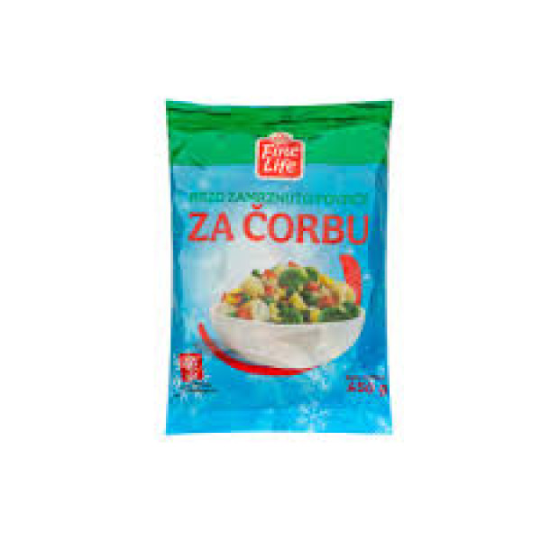 *Fine life povrće za čorbu 450gr.