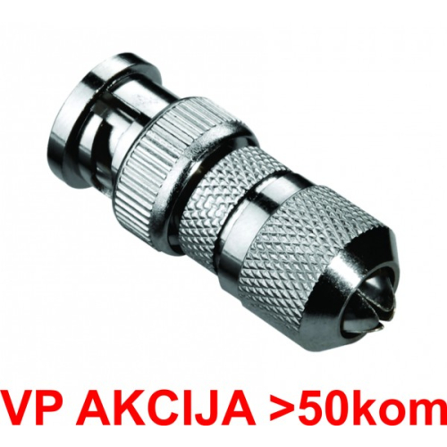 CON-BNC-CAM-TOOLLESS ** BRZI PLUG KONEKTOR, ZINC ALLOY MONTAZA BEZ ALATA (36)
