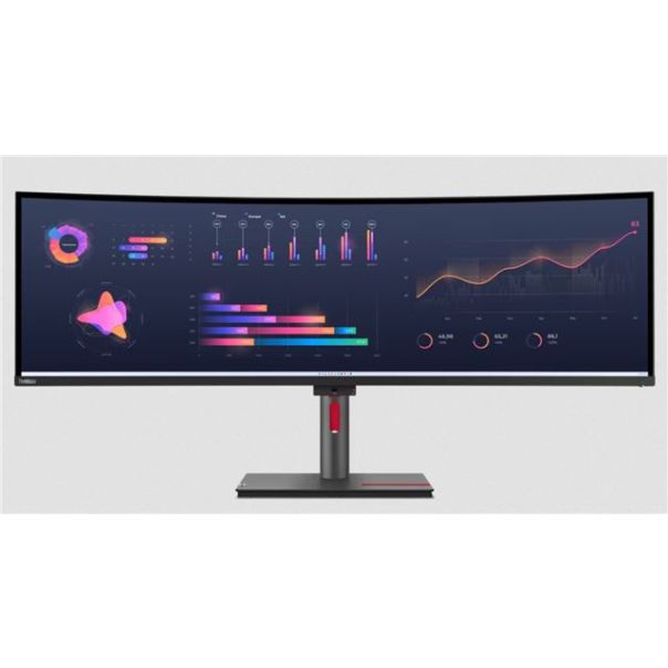 LENOVO Monitor 49 P49w-30 4k/IPS/2xHDMI/DP/USB-C/Zakrivljen/3Y,63DBRAT1EU
