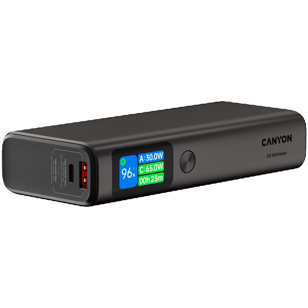 CANYON power bank OnPower 230 TFT 20000 mAh PD130W Dark Grey ( CNS-CPB230DG )