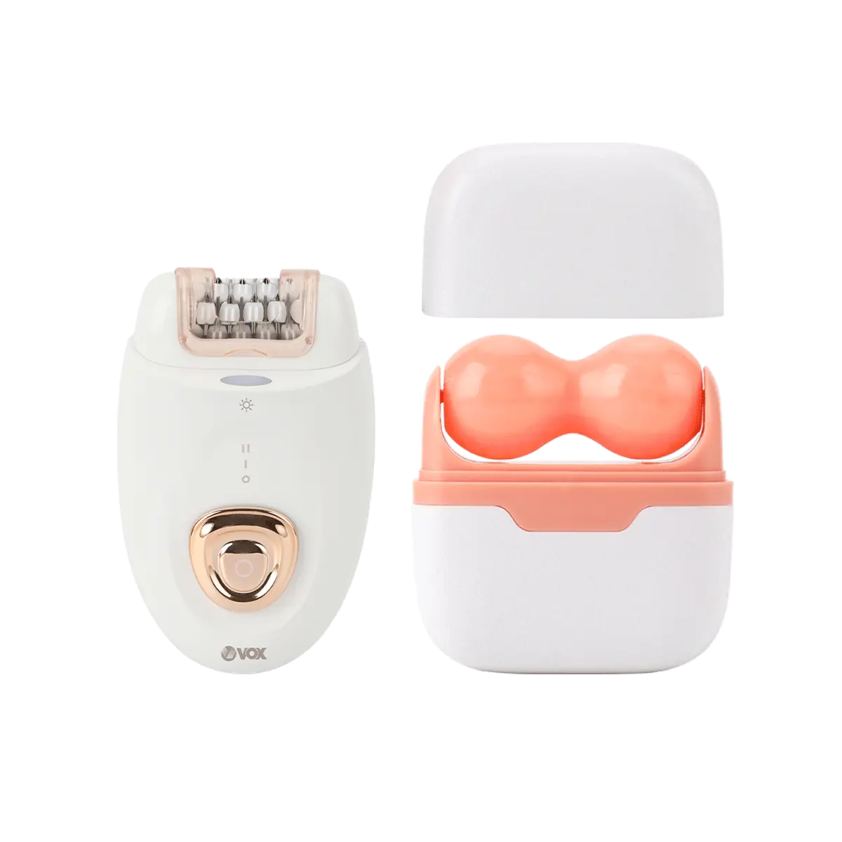 VOX Set roler za lice i Epilator SETLS5058N, 600 mAh, Beli