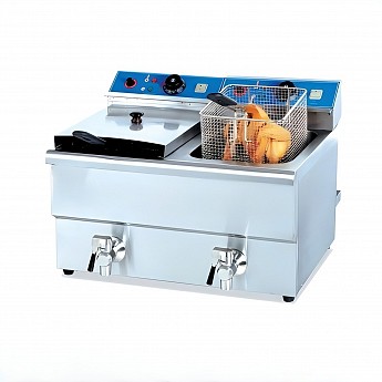 Dvokomorna gasna friteza 2x18 litara - Ital Form