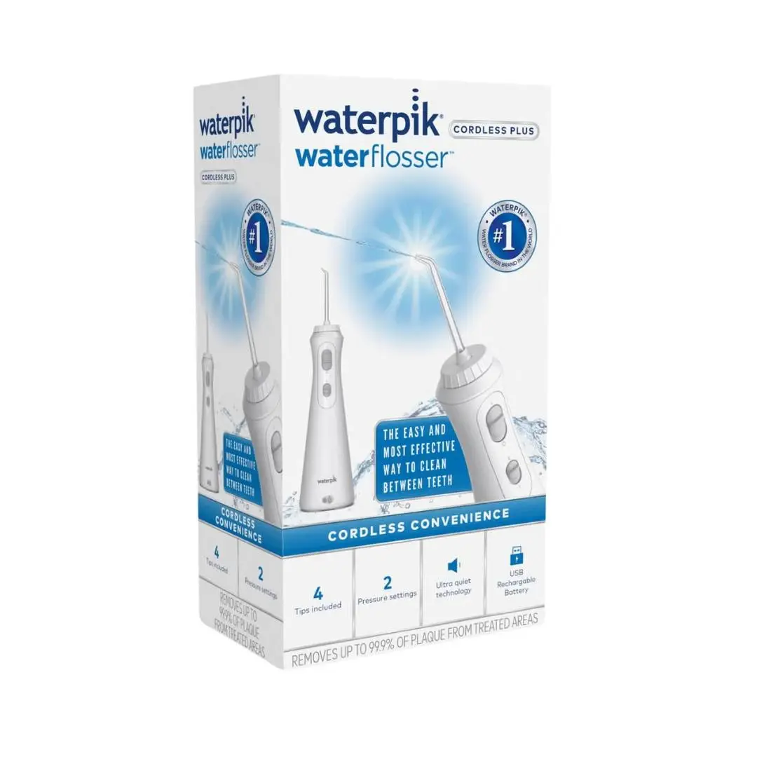 Waterpik Oralni irigator za pranje zuba Cordless Plus WP490, Beli