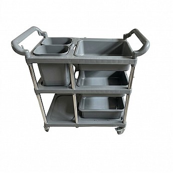 Servisna kolica plastična 870x500x850mm