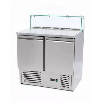 Pizza sto sa 2 vrata 90x70 5x1/6 GN - GM