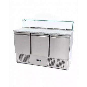 Pizza sto sa 3 vrata 137x70 8x1/6 GN - GM