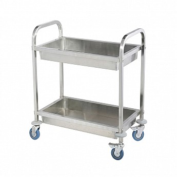 Dvoetažna kolica za prikupljanje posudja GN 880x450x930mm