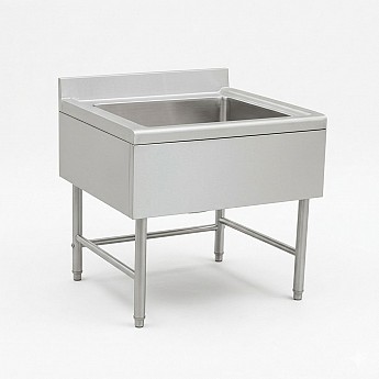 Inox sudopera sa jednim koritom 1000x700x850mm