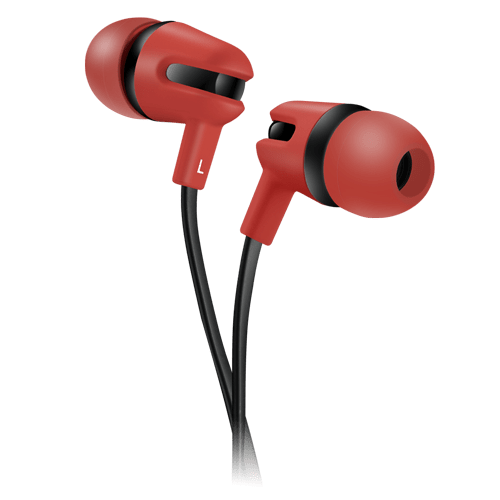 Canyon Stereo slušalice sa mikrofonom, 1,2m ravni kabl, crvene boje. Model CNS-CEP4R