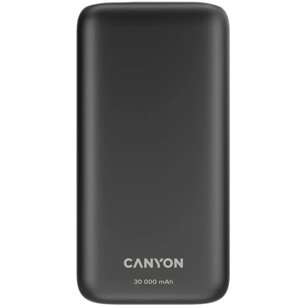 Canyon 30,000mAh USB-C PD + 2xUSB-A QC 3.0 Power Bank OnPower 301