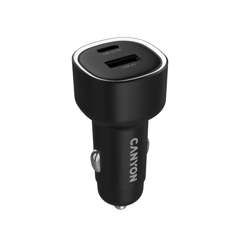 Canyon OnDrive 48 punjač za kola USB-C PD 30W USB-A QC 18W