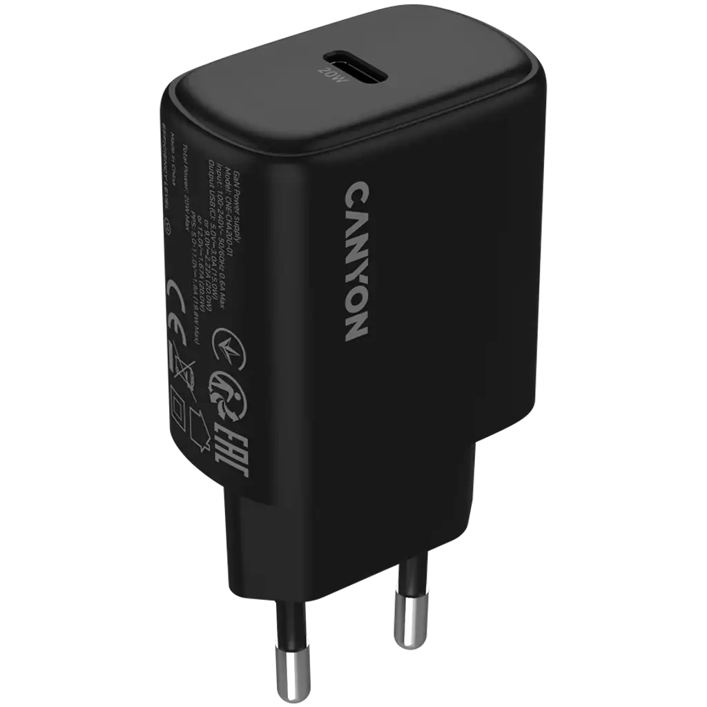 Canyon OnCharge 200 USB-C 20W kućni punjač