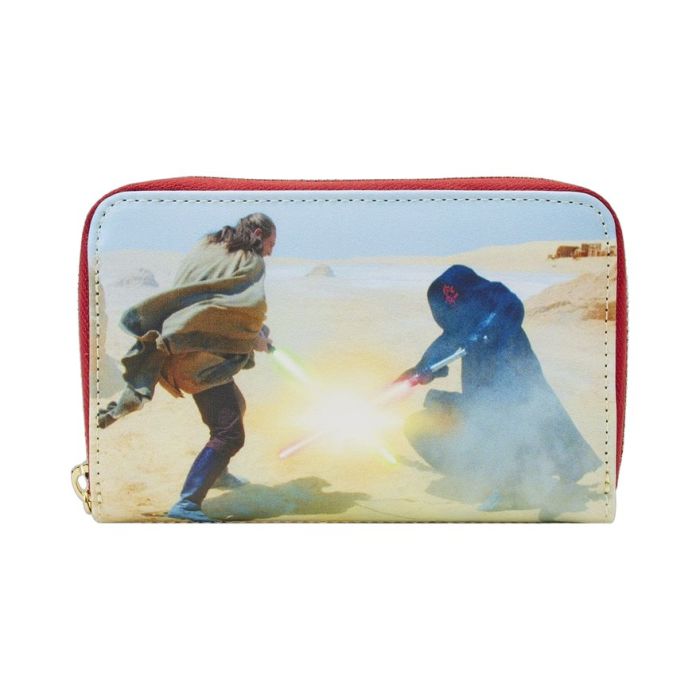 Novčanik Loungefly Star Wars Scenes Series Phantom Menace Zip Around