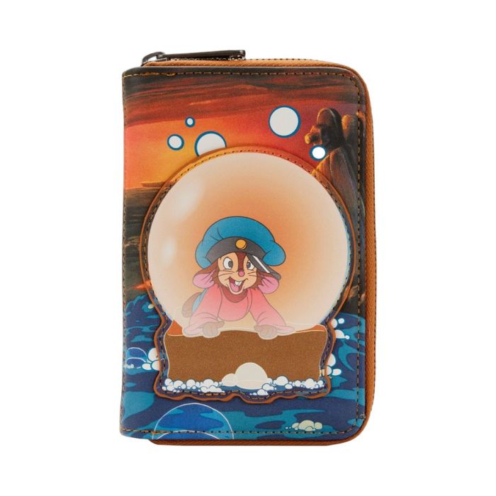 Novčanik Loungefly An American Tail Fievel Bubbles Zip Around Wallet