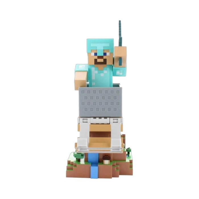 Držač kontrolera i telefona Exquisite Gaming Cable Guys Minecraft - Steve in Diamond Armour