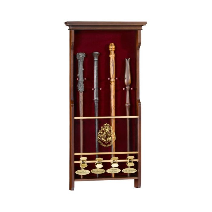 Vitrina za štapove Noble Collection Harry Potter Four Wand Display