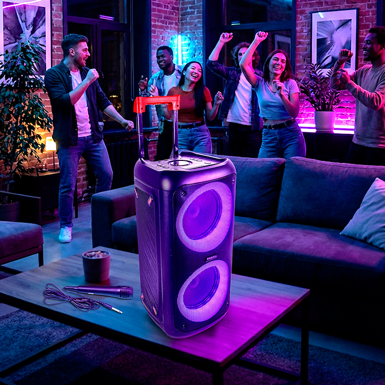 IBIZA SOUND ERIS400 POWER SPEAKER WITH LIGHT
