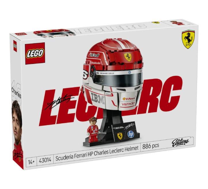 LEGO Scuderia Ferrari HP Kaciga Charles Leclerc LE43014
