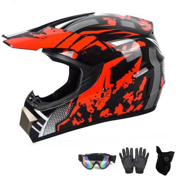 PROLINETECH Kaciga za Qvad-BMX-Cros PLT/HE-RED_L