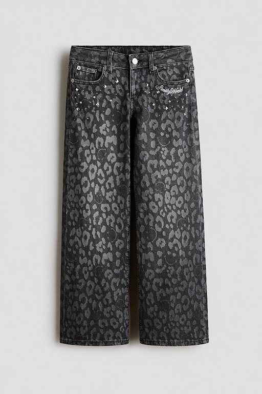 WIDE LEG LOW JEANS