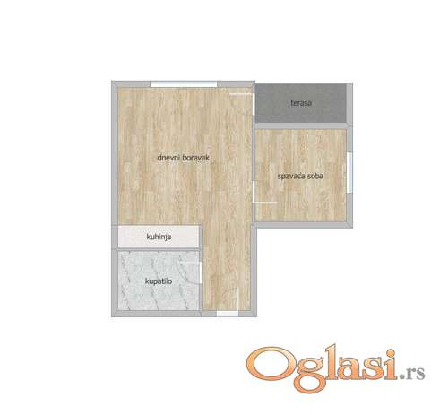 STAN - NOVI SAD - ADICE - 36m2 - 90000 evra