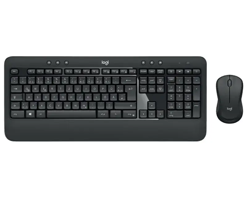 Logitech Set bežična tastatura i miš Advanced MK540, Crni