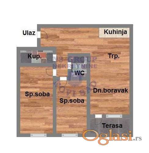 Odličan trosoban stan u izgradnji na Telepu! 70m2