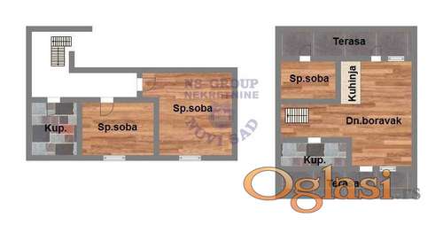 Odličan četvorosoban stan u Lipovom Gaju! - 65m2