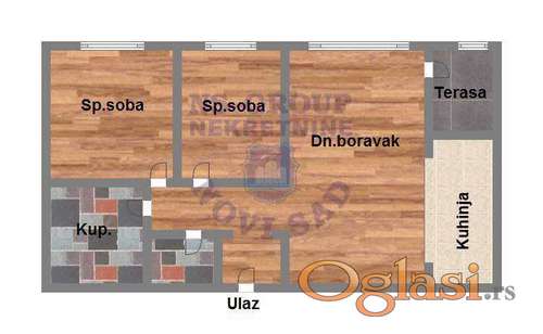 Trosoban stan - Železnička stanica Novi Sad