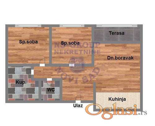 Trosoban stan u izgradnji - Bulevar patrijarha Pavla